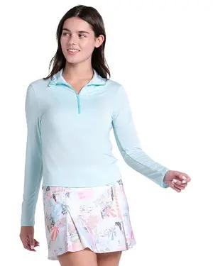 Lucky In Love Mesh Performance Tops For Women