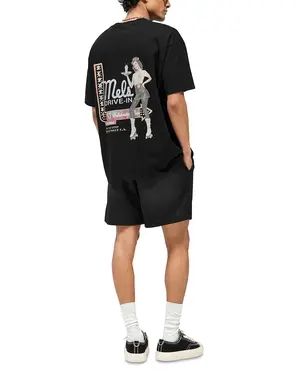 REPRESENT Washed Mesh Relaxed Fit Shorts - Black