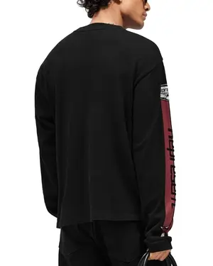REPRESENT Mesh Pegasus Long Sleeve T Shirt - Jet Black