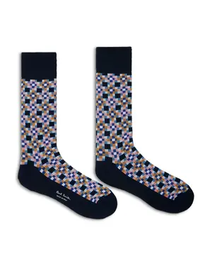 Paul Smith Tiles Crew Socks