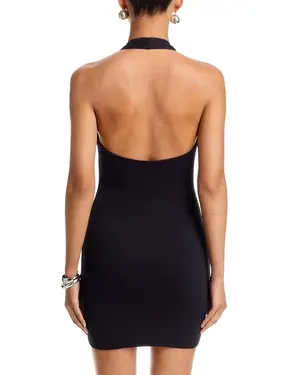 AFRM Karima Halter Neck Mini Dress