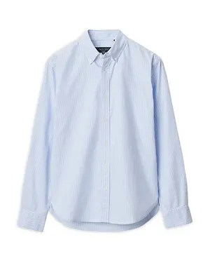 Rag & Bone Classic Oxford Shirt - Blue/white