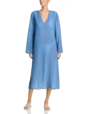 Rag & Bone Miramar Crinkle Swim Cover Up Dress - Minet