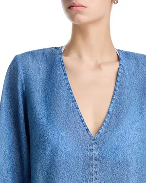 Rag & Bone Miramar Crinkle Swim Cover Up Dress