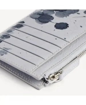 Balenciaga Cash Long Coin And Card Holder - Light Grey