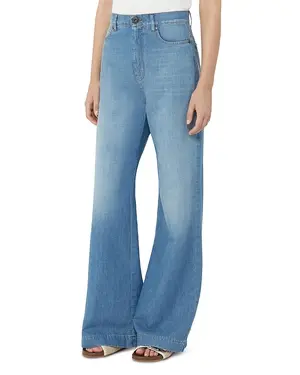 Max Mara Wide Leg Jeans For Women