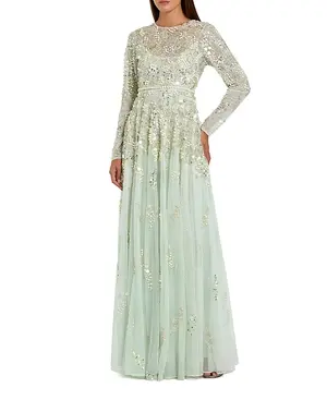 Mac Duggal Long Sleeve Evening Dresses
