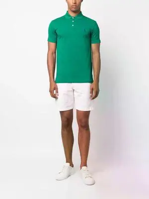 Polo Ralph Lauren Stretch-cotton Polo Shirt With Signature Pony Motif - Green