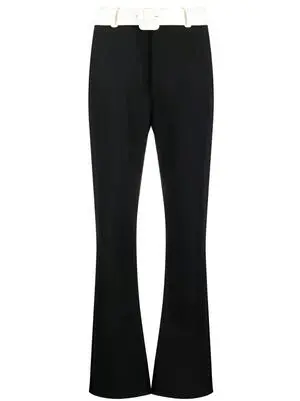 Viktor & Rolf Buckle Straight-leg Trousers