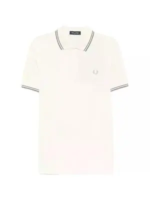 Fred Perry Twin-tipped Piqué Polo Shirt - Neutrals