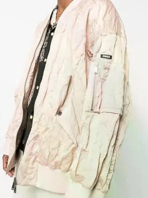 Dsquared2 Crinkled-effect Cotton Jacket