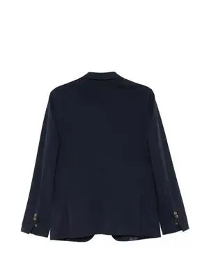 DANIELE ALESSANDRINI Peak-lapel Patch-pockets Blazer
