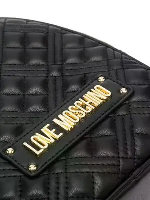 Moschino Quilted Logo-plaque Backpack