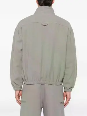 RIER Virgin Wool Half-zip Sweatshirt - Grey