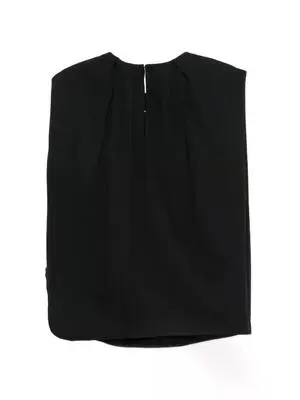 NUDE Pleated Sleeveless Blouse