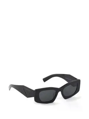 Prada Sunglasses With Triangle Logo - Black