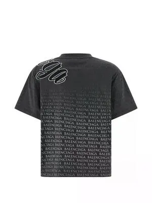 Balenciaga Graphic-print T-shirt - Grey