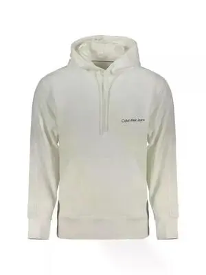Calvin Klein Cotton Hoodie With Logo - Neutrals