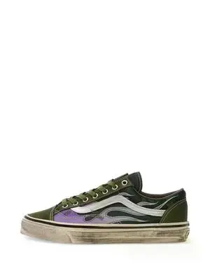 VANS Old Skool 36 Flame Sneakers - Green