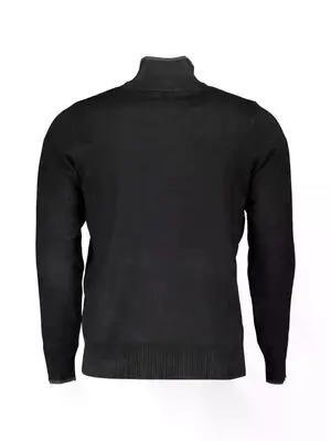 U.S. Grand Logo-embroidered Half-zip Sweater