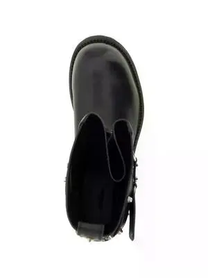 Balenciaga Venom City Leather Biker Boots