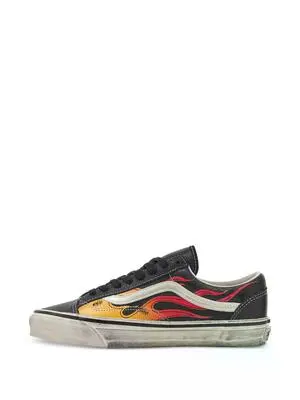 VANS Premium Old Skool 36 Leather Sneakers - Black