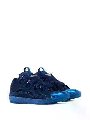 LANVIN Metallic-toe Sneakers - Blue