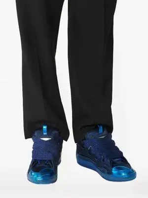 LANVIN Metallic-toe Sneakers - Blue