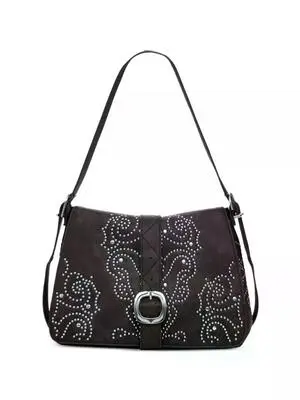 Desigual Stud-embellished Buckle Shoulder Bag