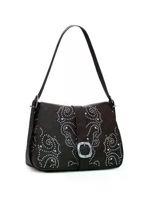 Desigual Stud-embellished Buckle Shoulder Bag