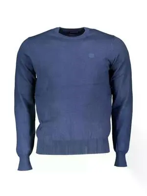 NORTH SAILS Logo-patch Crew-neck Sweater - Blue