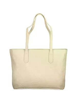 MARIO VALENTINO Embossed Logo Tote Bag - Neutrals