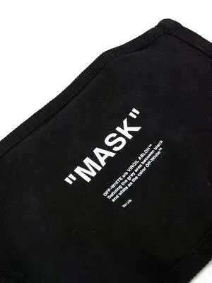 Off-White Mask Printed Face Mask