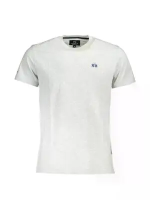LA MARTINA Logo-embroidered Cotton T-shirt