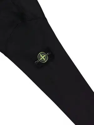 Stone Island Logo-badge Organic Cotton Sweatshirt