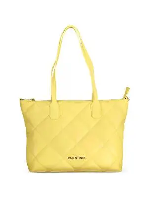 MARIO VALENTINO Logo-lettering Quilted Tote Bag