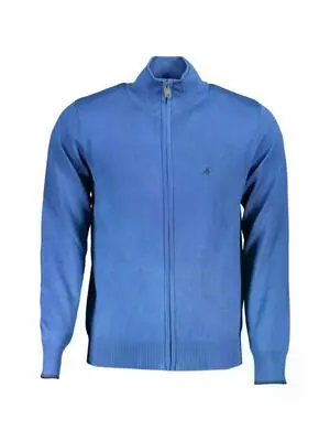 U.S. Grand Logo-embroidered Zip-up Cardigan