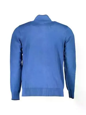 U.S. Grand Logo-embroidered Zip-up Cardigan