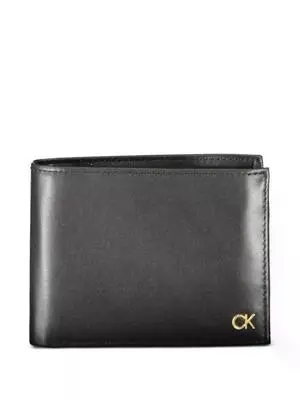 Calvin Klein Logo-plaque Bifold Wallet - Black