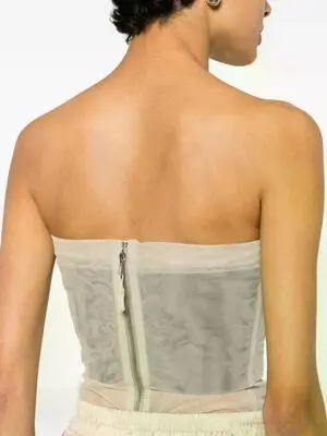Rick Owens Bustier Top - Neutrals