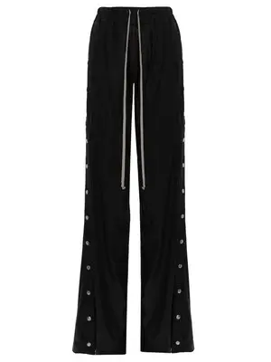 Rick Owens Pantalone Wide Pusher - Black