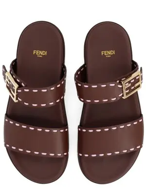 Fendi Sandalo 'feel' Sandals - Brown