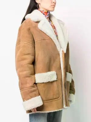 Dsquared2 Padded Leather Coat