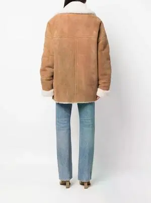 Dsquared2 Padded Leather Coat