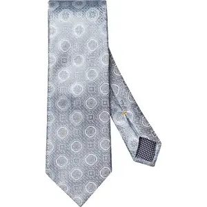 Eton Medallion Silk Neck Tie - Light Blue