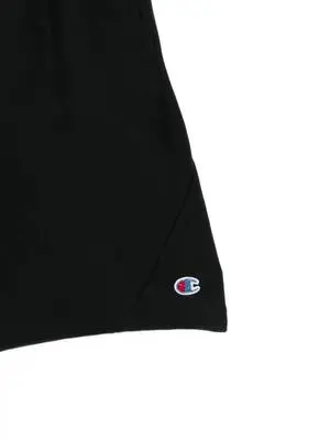 Undercover X Champion Logo-embossed Shorts - Black