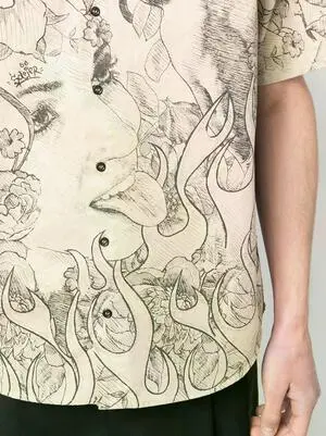 Dsquared2 Graphic-print Short-sleeved Shirt