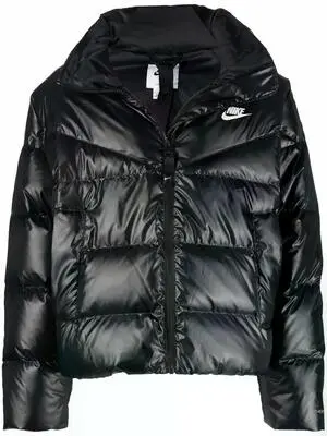 Nike Logo-print Padded Jacket - Black