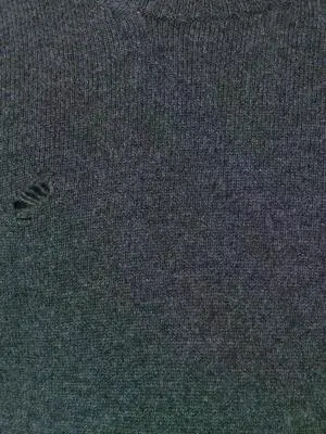 Alexander McQueen Distressed Cashmere Jumper