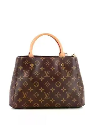 LOUIS VUITTON Montaigne Bb Satchel Monogram Canvas